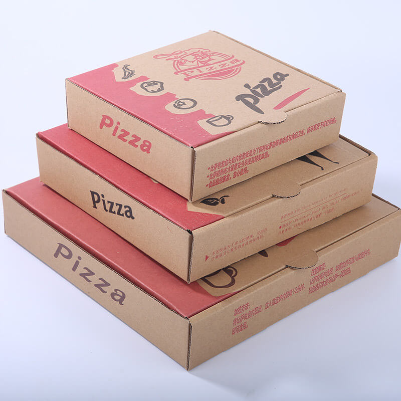 Custom Pizza Boxes with all kinds of sizes